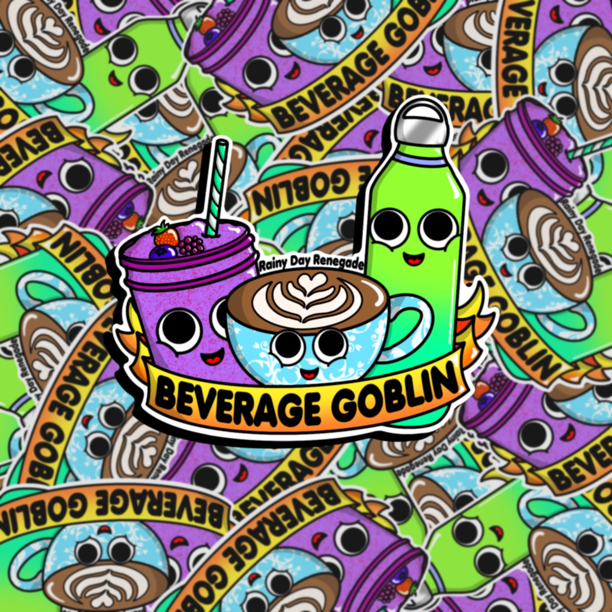 Beverage Goblin Sticker – Rainy Day Renegade